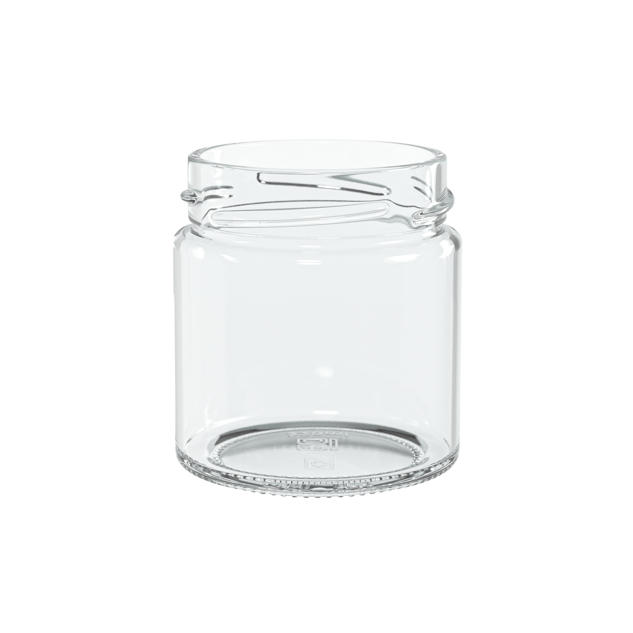 Ruby Jar 220ml DTO/DTB66 glass flint - Pont Packaging